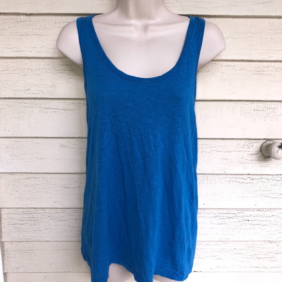 Alternative | Tops | Alternative Bright Blue Racerback Tank0cotton ...